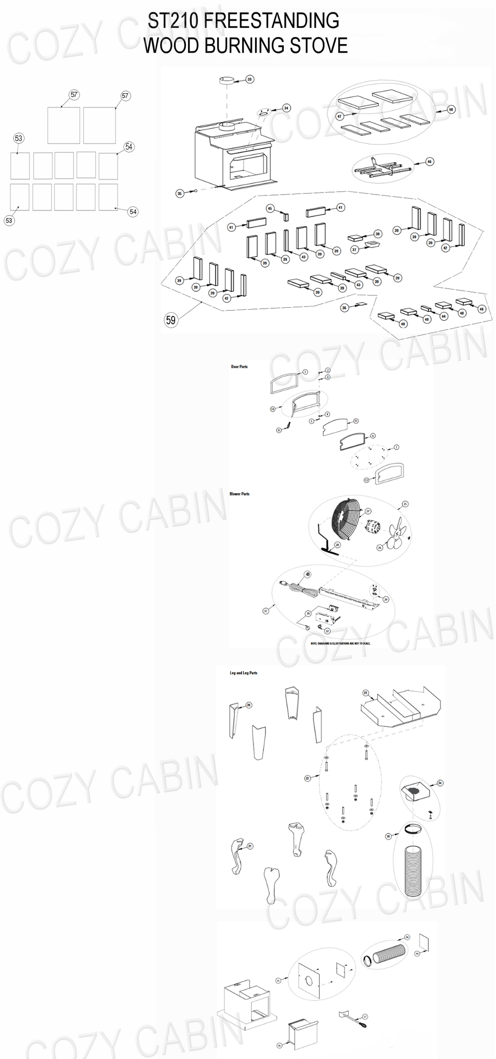County Collection Freestanding Wood Burning Stove (ST210) (ST210) The ...