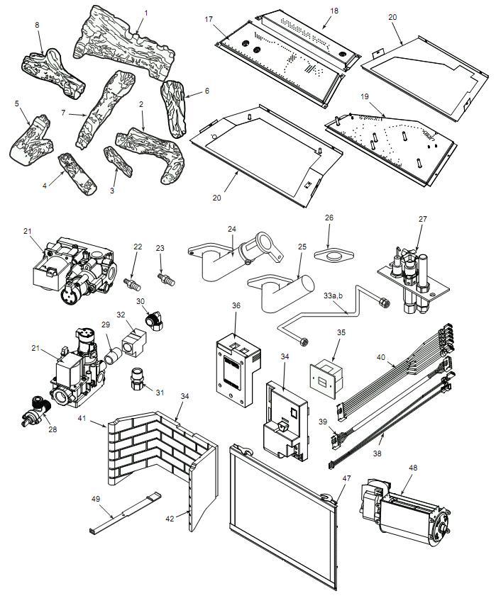 Majestic Triumph Gas Log Set (30ICFDVL) (30ICFDVLTriumphLog) Cozy Cabin ...