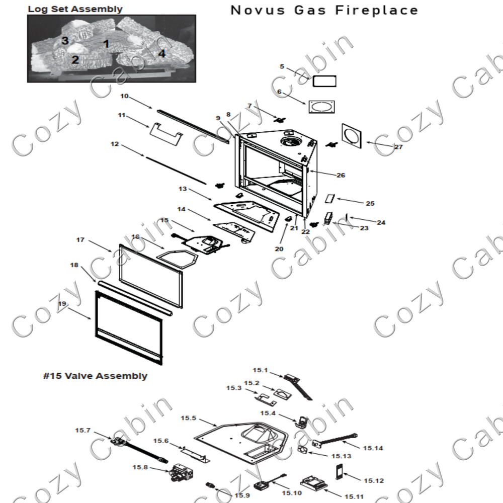 Heatilator Novus 42 Inch Direct Vent Natural Gas Fireplace (NDV4842I ...