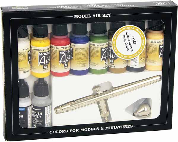 Unresponsive Yoyo Kit Vallejo Model Air Metallic Effects Paint Set - 16 ...