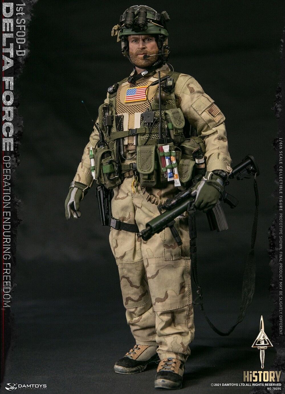 DAMToys DAM DAMToys 1/6 Scale Delta Force 1st SFOD-D Operation Enduring ...