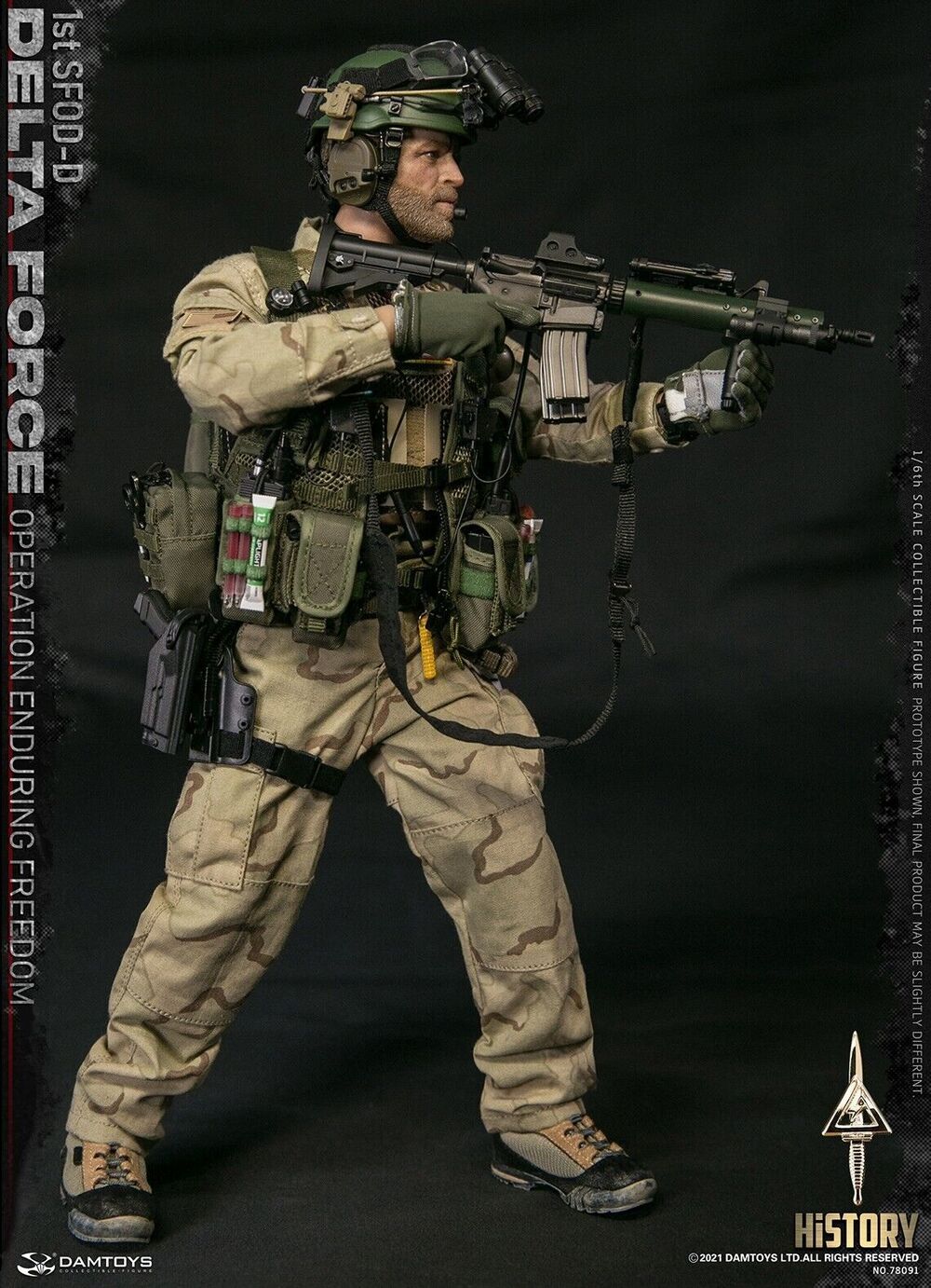 DAMToys DAM DAMToys 1/6 Scale Delta Force 1st SFOD-D Operation Enduring ...