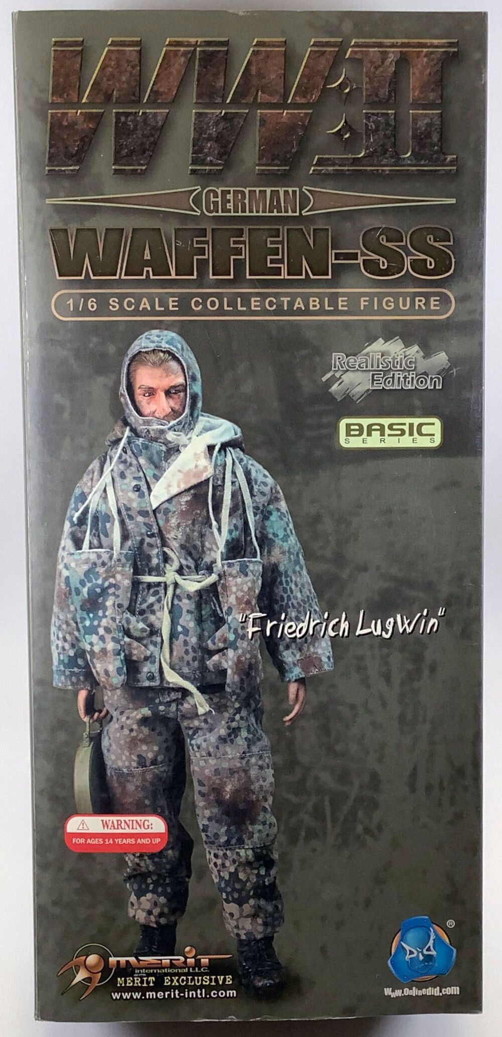 DID 1/6 Scale 12" German SS Friedrich Lugwin Action Figure L20001 ...